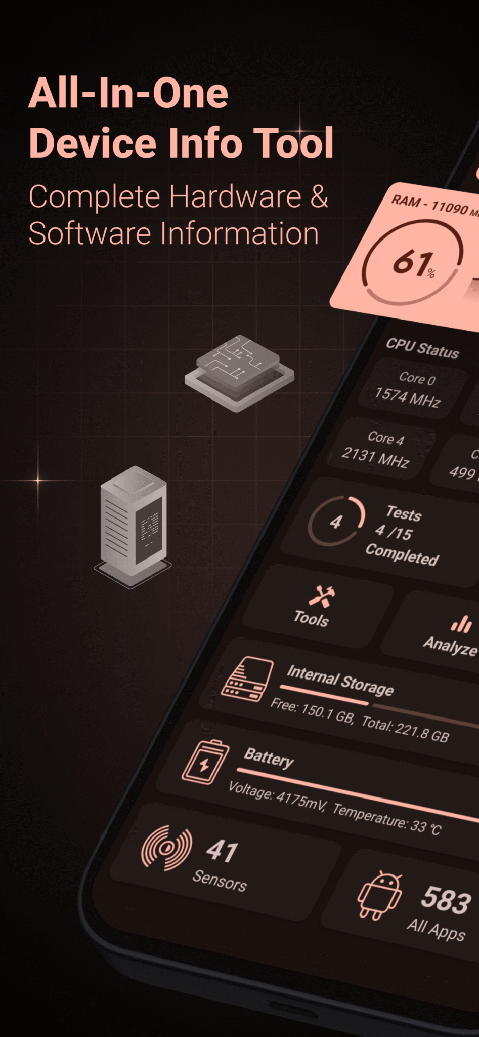 Device Info: System & CPU Info 3.4.1.0 APK Download by Yasiru ...