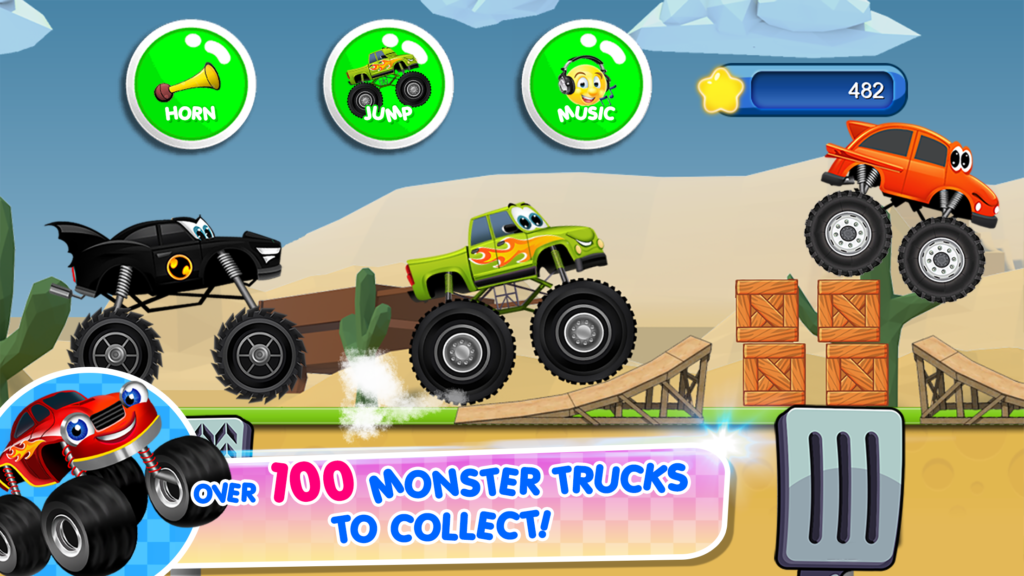 Monster Trucks Game for Kids 2 3.4.7 (arm64-v8a + arm-v7a) (Android 6.0 ...