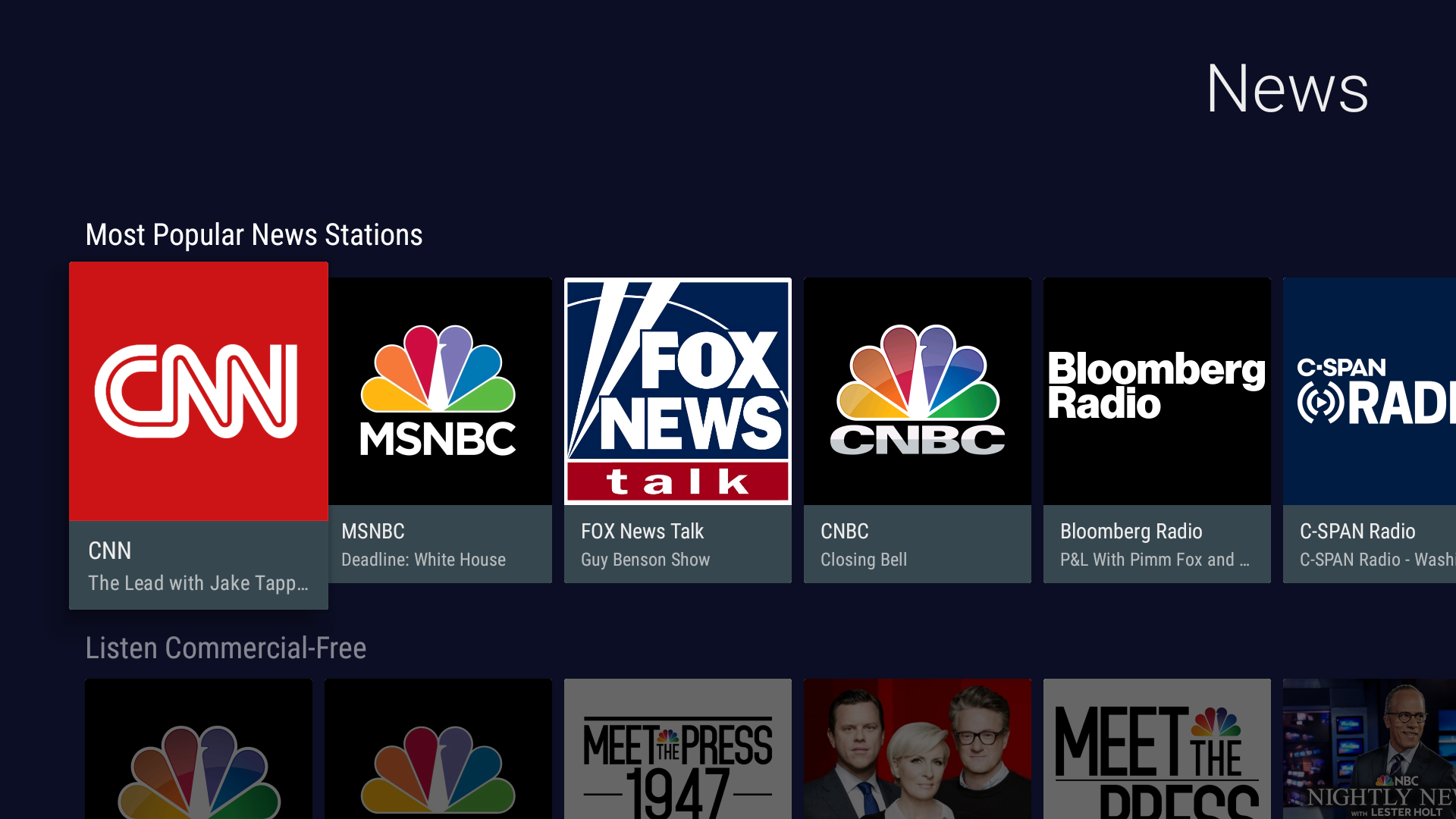Download TuneIn Radio: Music & Sports (Amazon Appstore Fire Tablet version) APKs for Android ...