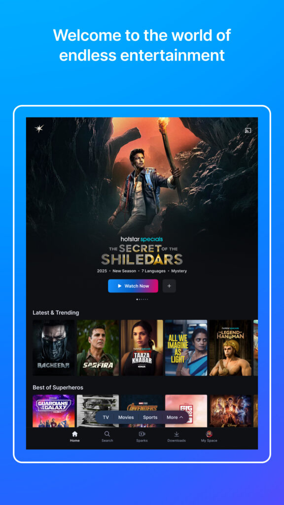 JioHotstar (Android TV) 25.01.27.1 APK Download by JIOSTAR INDIA ...