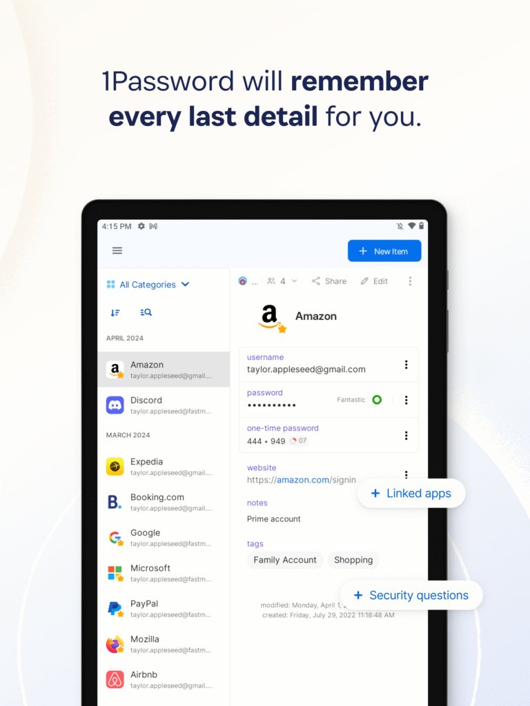 1Password: Password Manager 8.10.82 APK Download by AgileBits - APKMirror