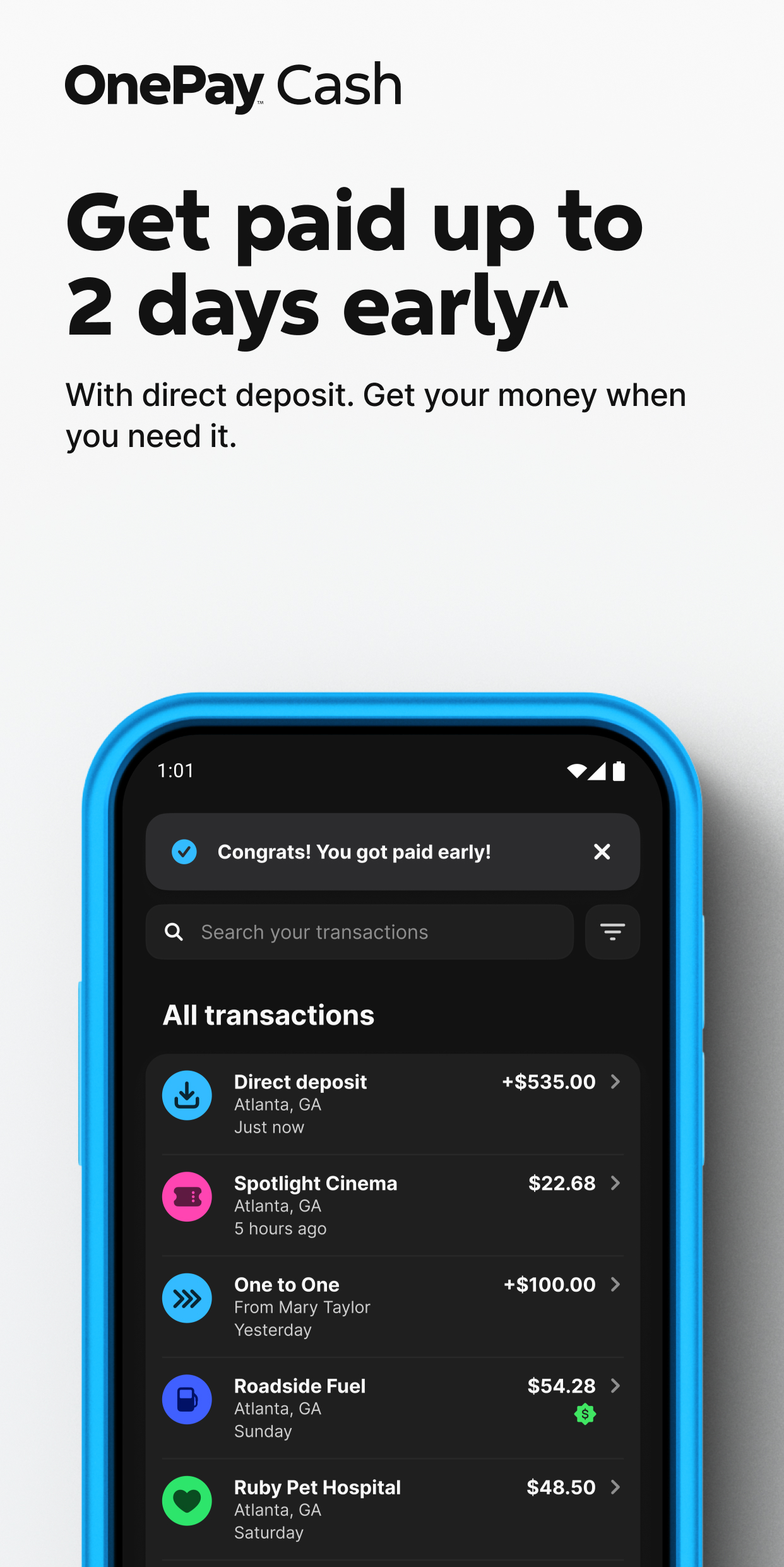 OnePay – Mobile Banking 5.21.1 (120-640dpi) (Android 7.1+) APK Download by One Finance, Inc ...
