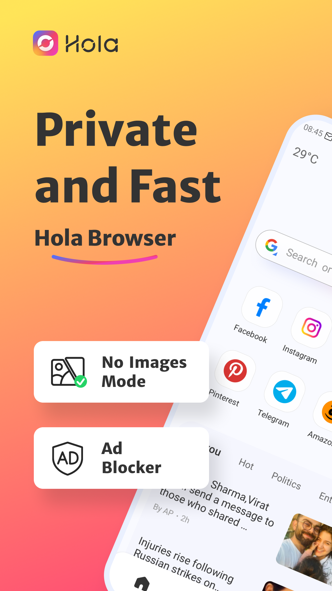Hola-Private&Fast web v2.21.2.1 (Android 7.0+) APK Download by COIHUB ...