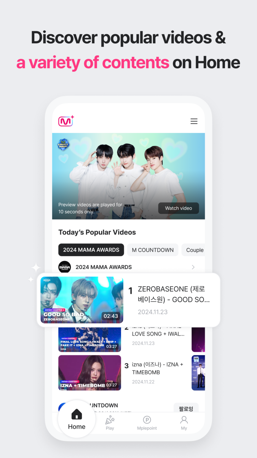 Mnet Plus 3.19.1 (120-640dpi) APK Download by CJ ENM Mnet Plus - APKMirror