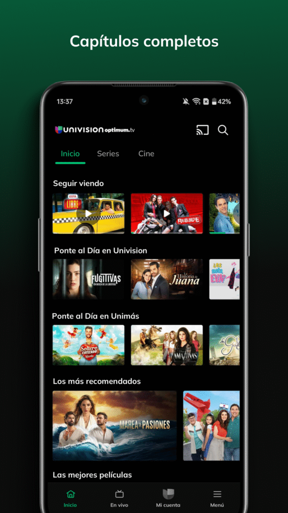 Univision App: Stream TV Shows (Fire TV) (Android TV) 13.1174 APK ...