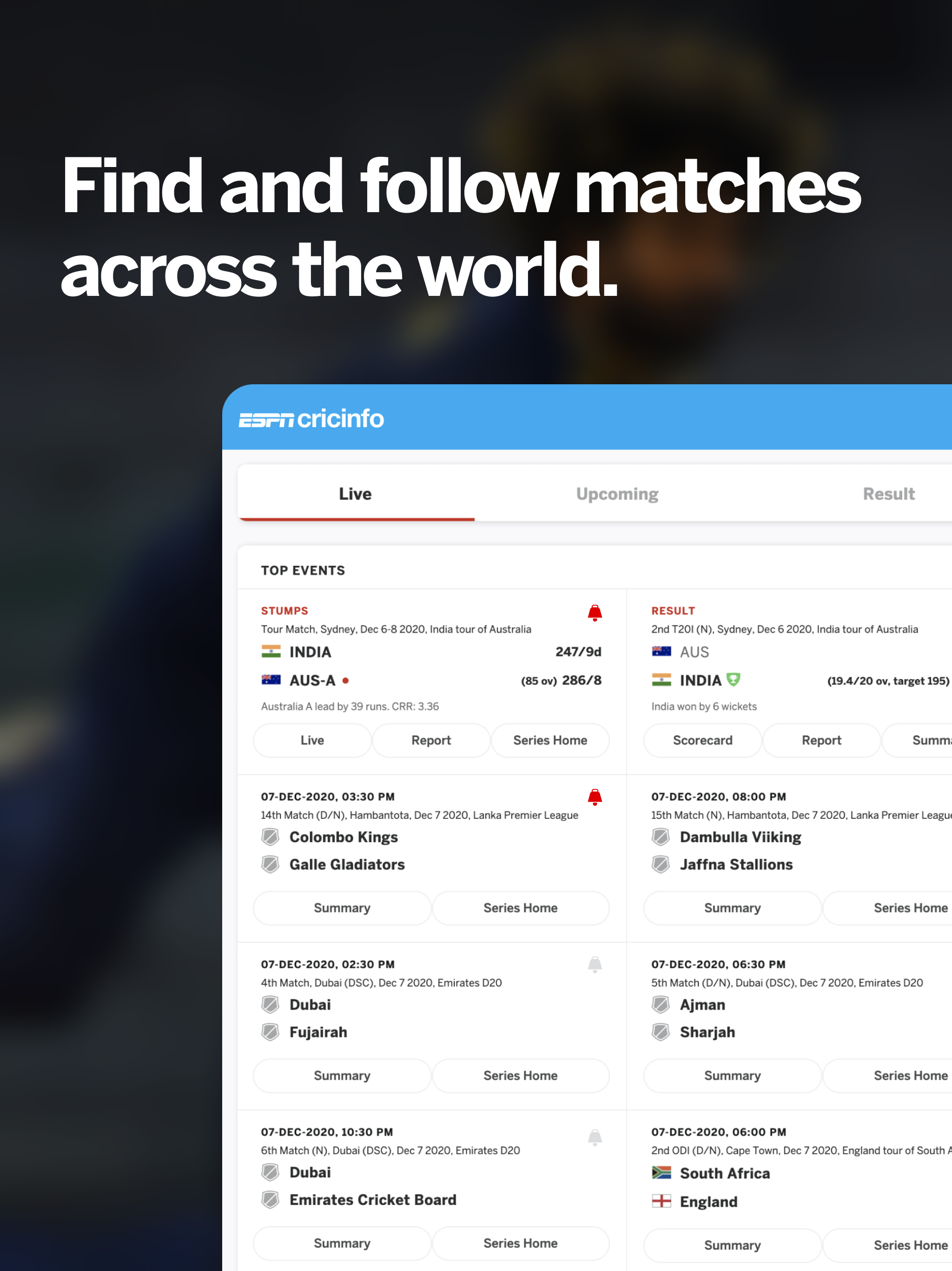 ESPNcricinfo - Live Cricket 9.17.0 APK Download by JIOSTAR INDIA PRIVATE LIMITED - APKMirror
