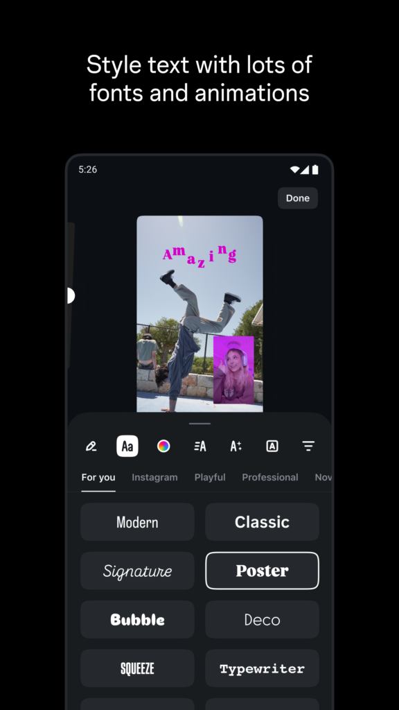Edits: Video Editor 384.0.0.20.108 beta APK Download by Instagram ...