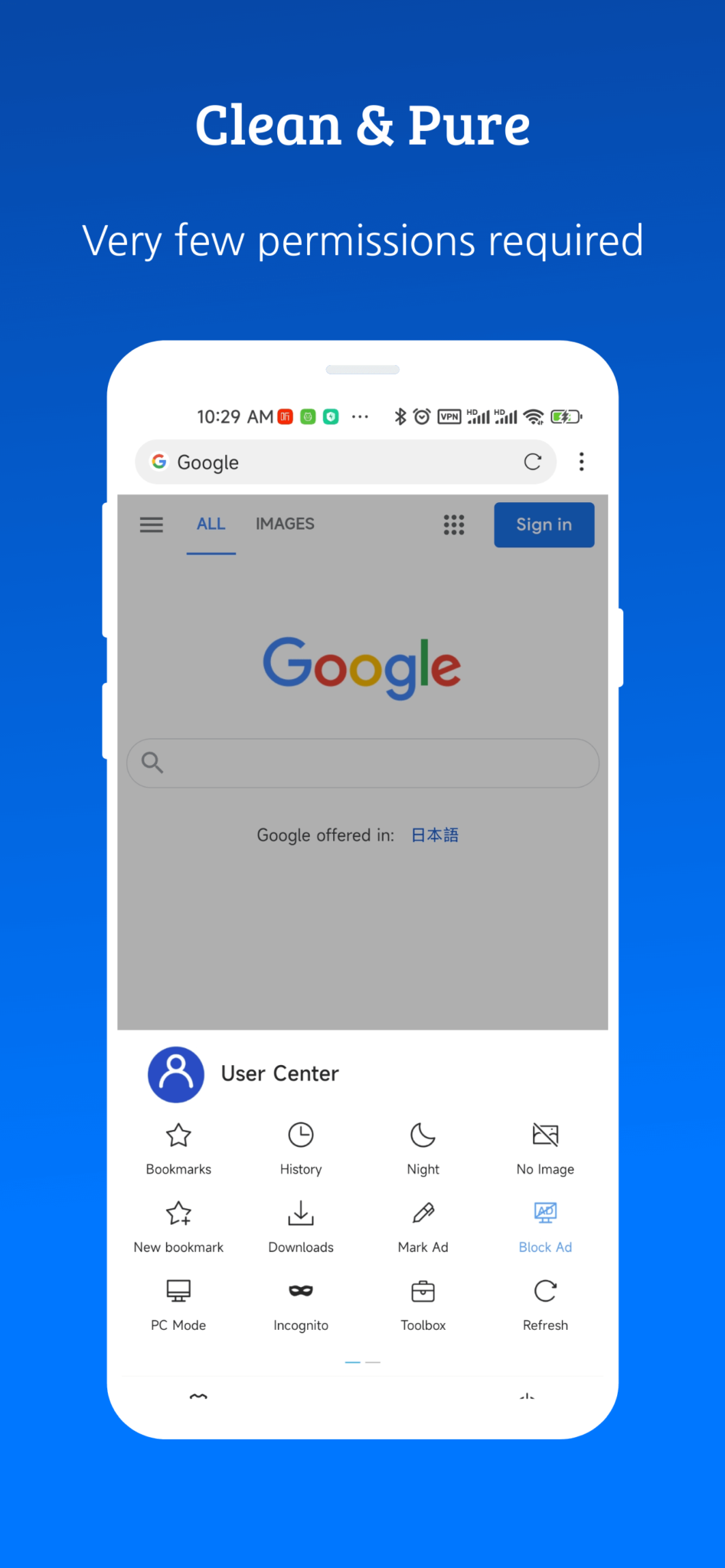 XBrowser - Mini & Super fast 4.8.1 (Android 7.0+) APK Download by byteman.su - APKMirror
