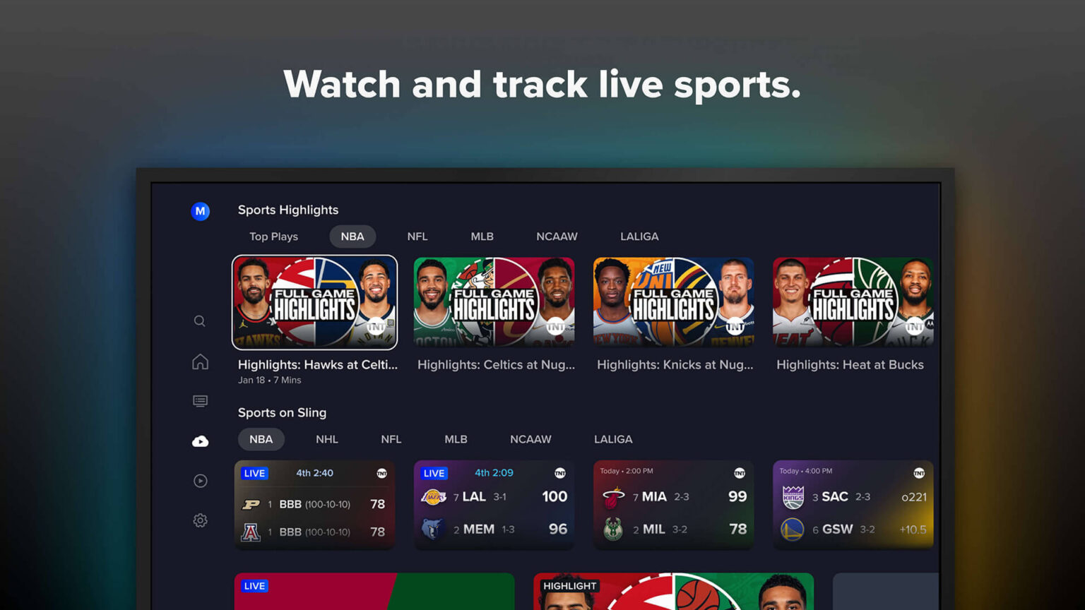Sling TV: Live TV + Freestream (Fire TV) (Android TV) 9.4.161 (Android ...