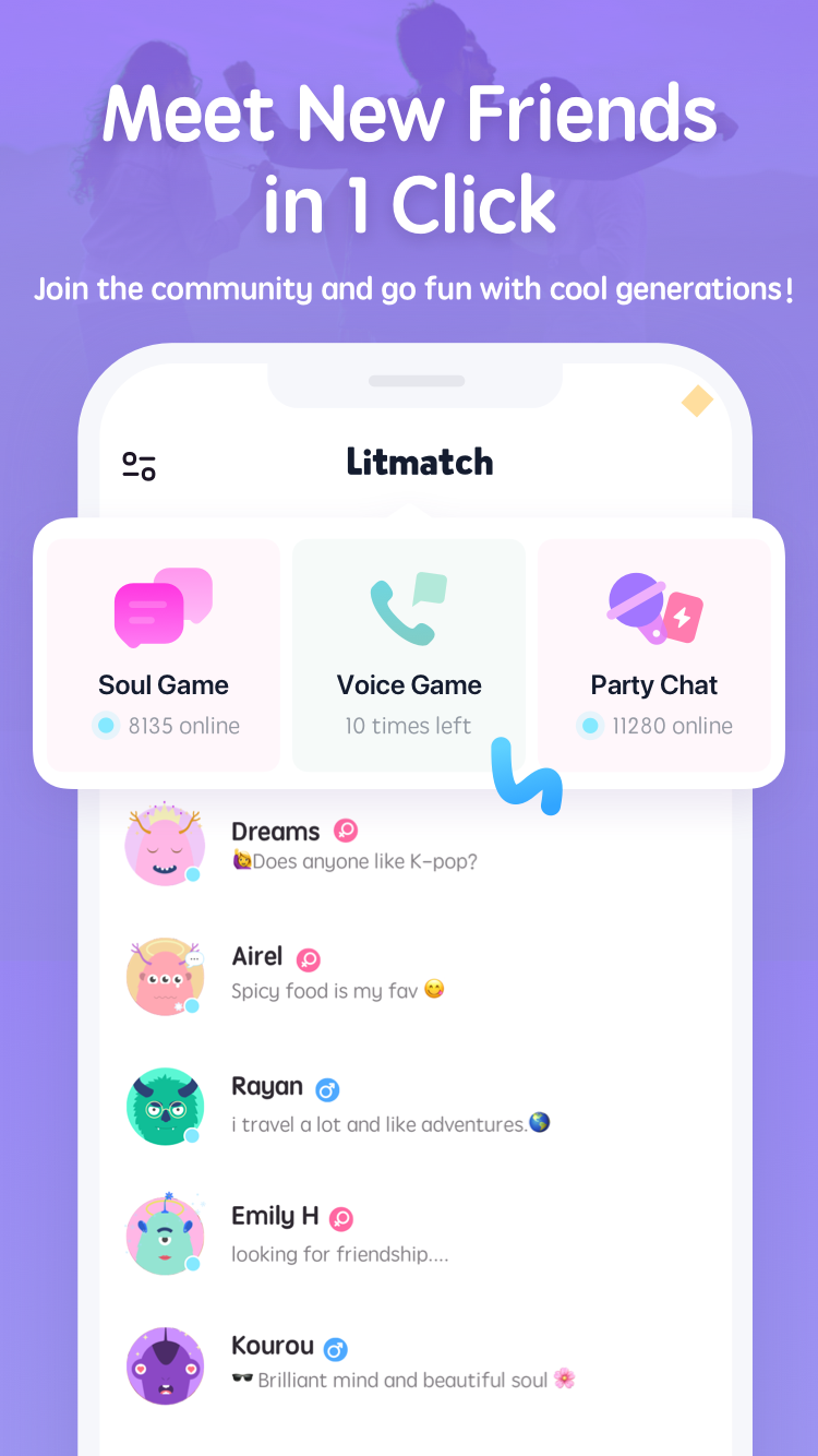 Litmatch—Make new friends 7.28.0 APK Download by CONSTRUCT TECHNOLOGY ...