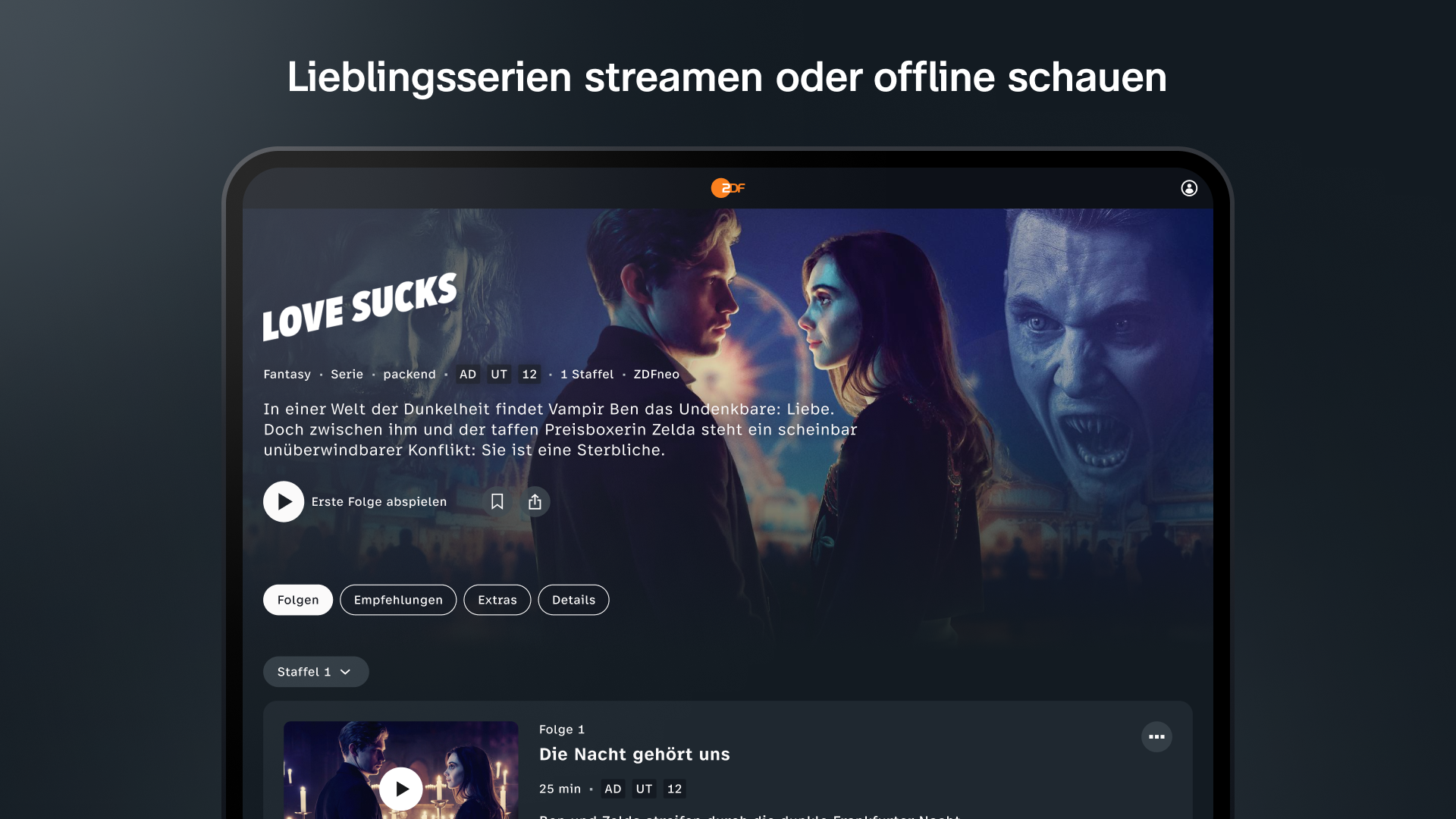 ZDFmediathek & Live TV (Amazon Appstore Fire TV and Tablet version) 6.2 ...