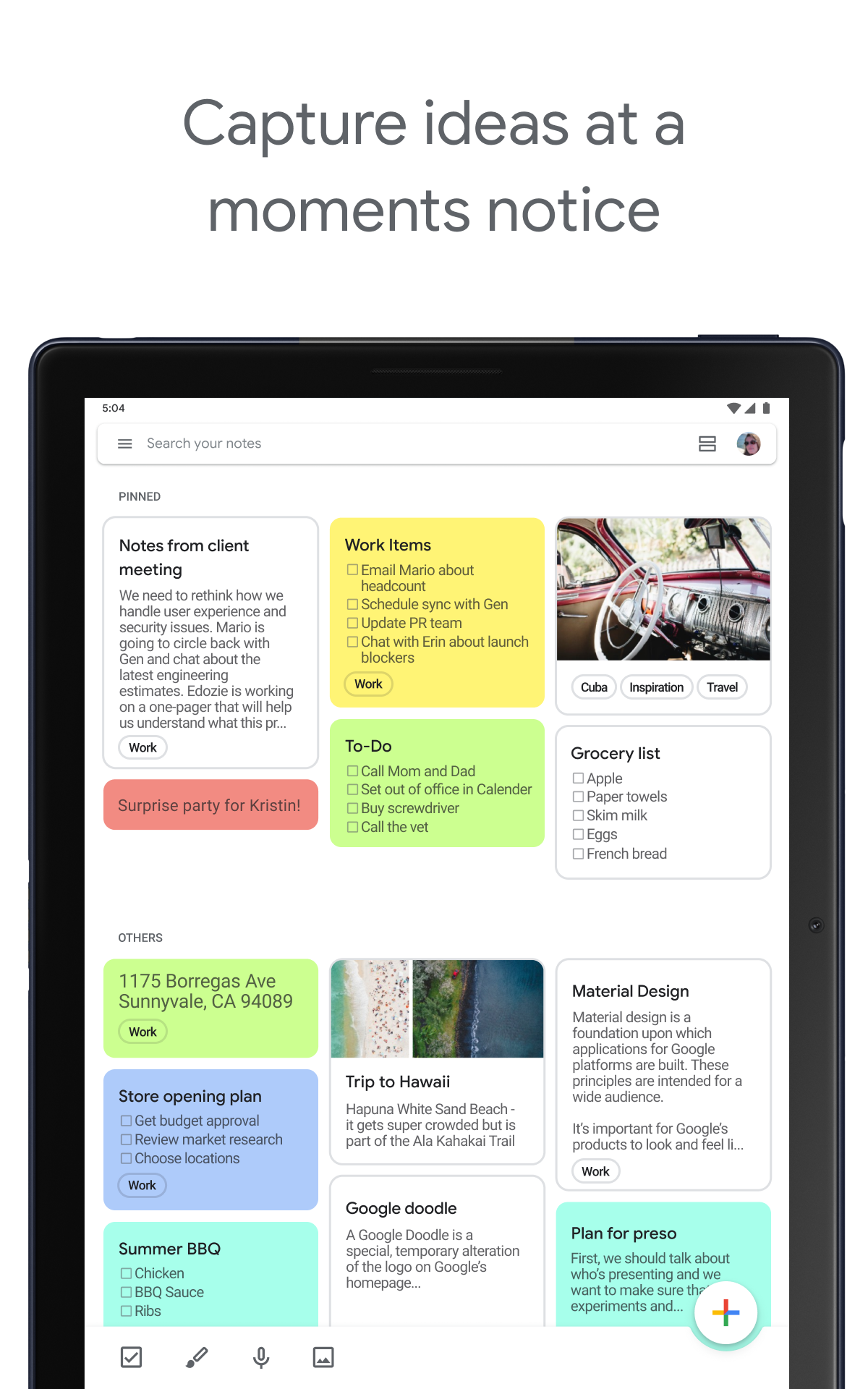 Download Google Keep - Notes and Lists APKs for Android - APKMirror