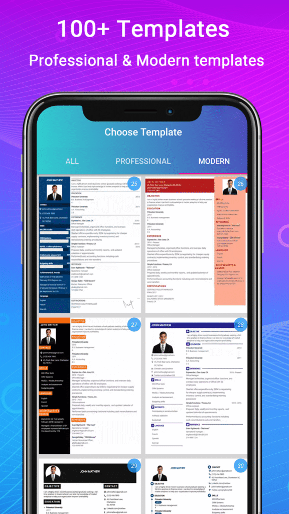 Download Resume - Intelligent CV maker APKs for Android - APKMirror
