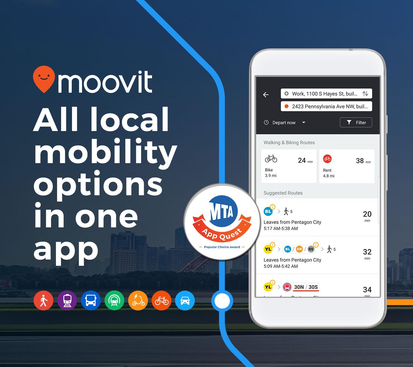 Download Moovit: Your Transit Tracker APKs for Android - APKMirror
