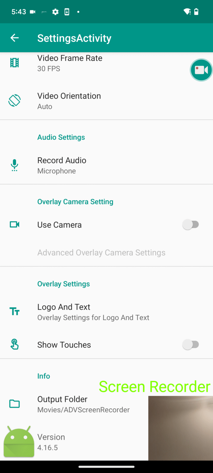 ADV Screen Recorder 4.19.2 APK Download by ByteRevApps - APKMirror