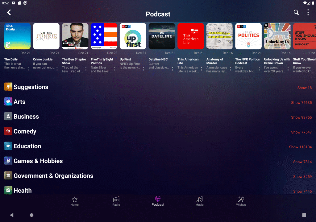 Audials Play: Radio & Podcasts 10.7.12-0 (Android 7.1+) APK Download by ...