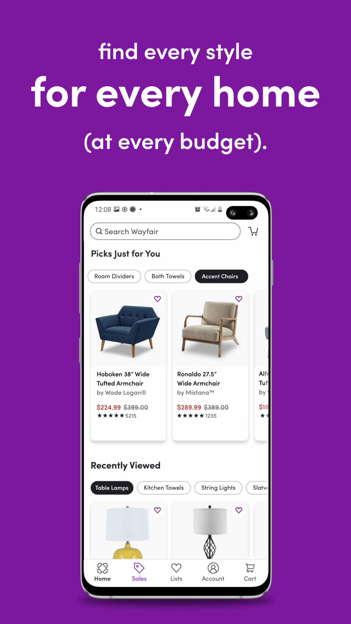 Wayfair - Shop All Things Home 7.1.2 APK Download by Wayfair, LLC ...
