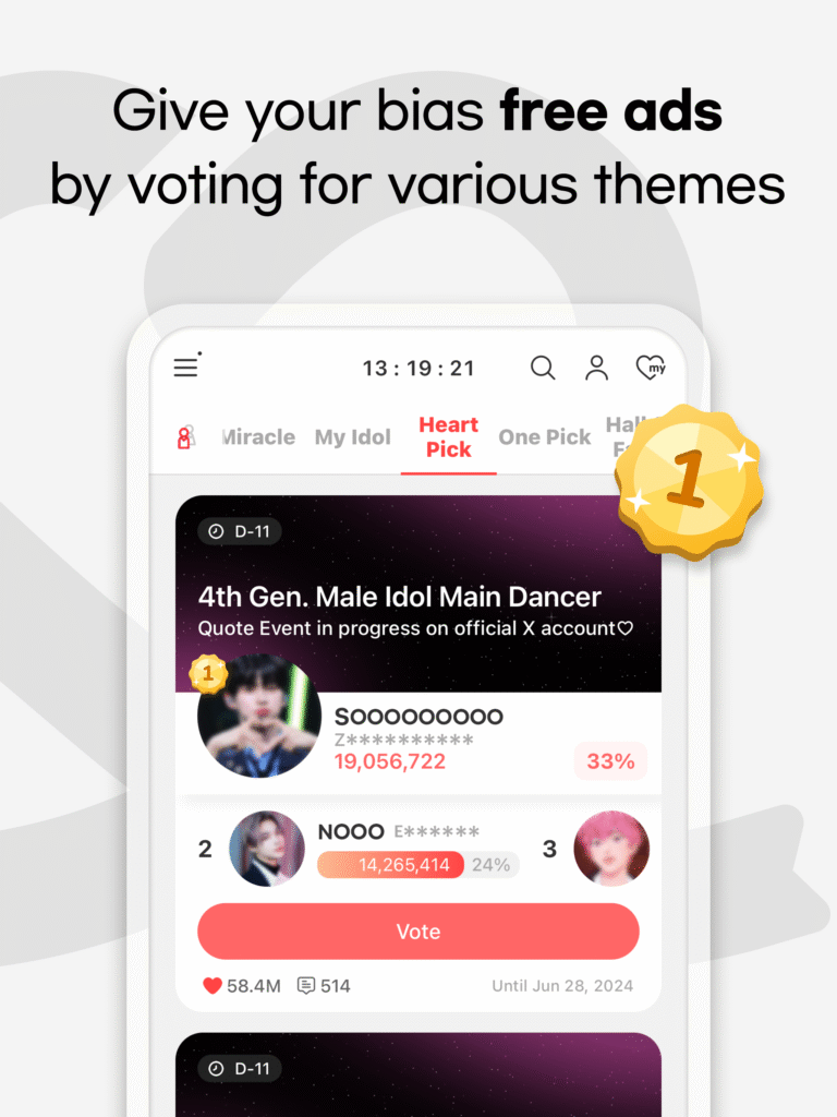 Kpop Idol Vote - CHOEAEDOL 10.8.9 APK Download by ExodusEnt. - APKMirror