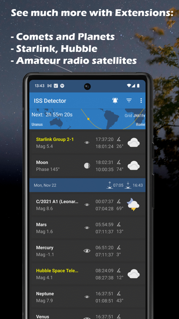 ISS Detector Satellite Tracker 2.05.37 beta APK Download by RunaR - APKMirror