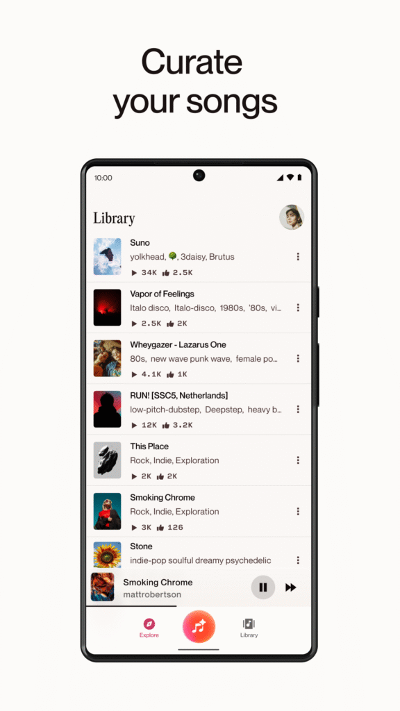 Suno - AI Music 1.6.6 (120-640dpi) APK Download by Suno, Inc - APKMirror Suno - AI Music 1.6.6 (120-640dpi) APK Download by Suno, Inc - APKMirror