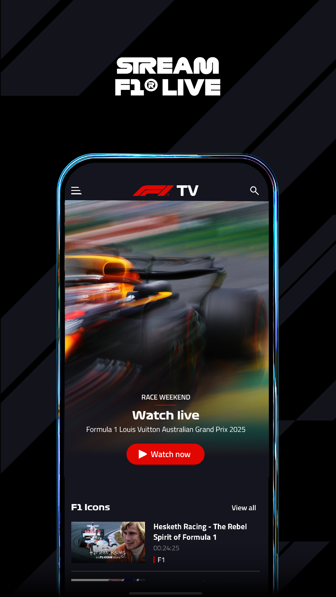 F1 TV (Android TV) 3.0.40-SP138.8.2-release-R44-tv APK Download by Formula One Digital Media ...