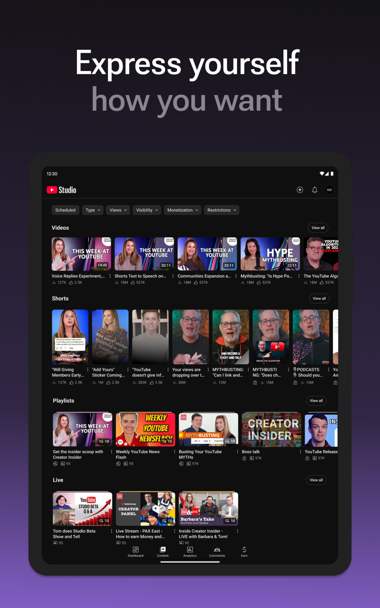 YouTube Studio 24.39.101 (120-640dpi) (Android 9.0+) APK Download by ...