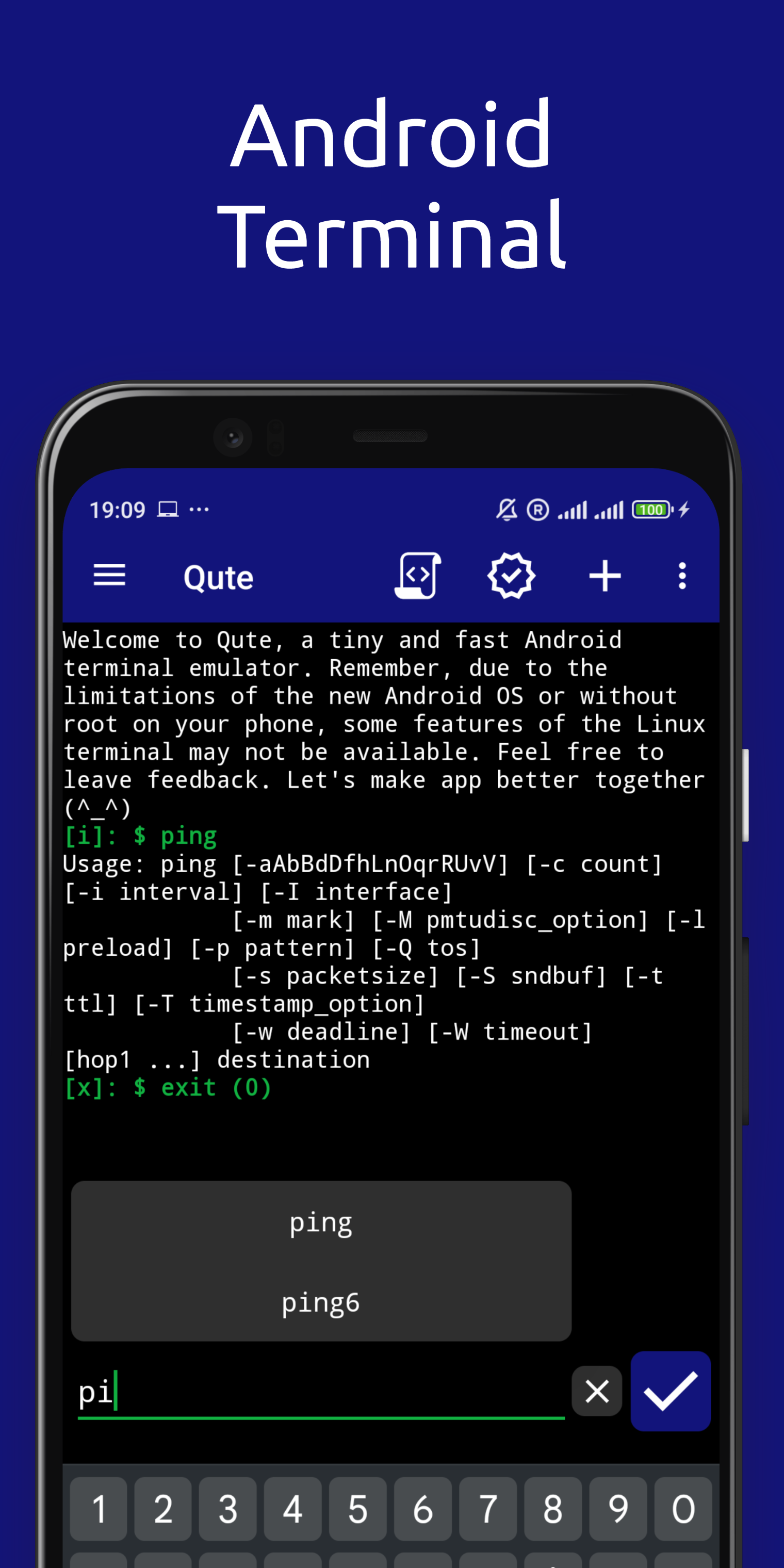 Qute: Terminal Emulator 4.11.1 APK Download by BlindZone - APKMirror