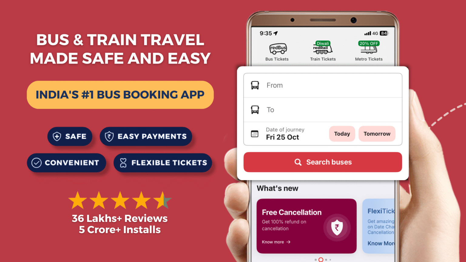 redBus Book Bus, Train Tickets 80.5.0 APK Download by redBus - Bus ...