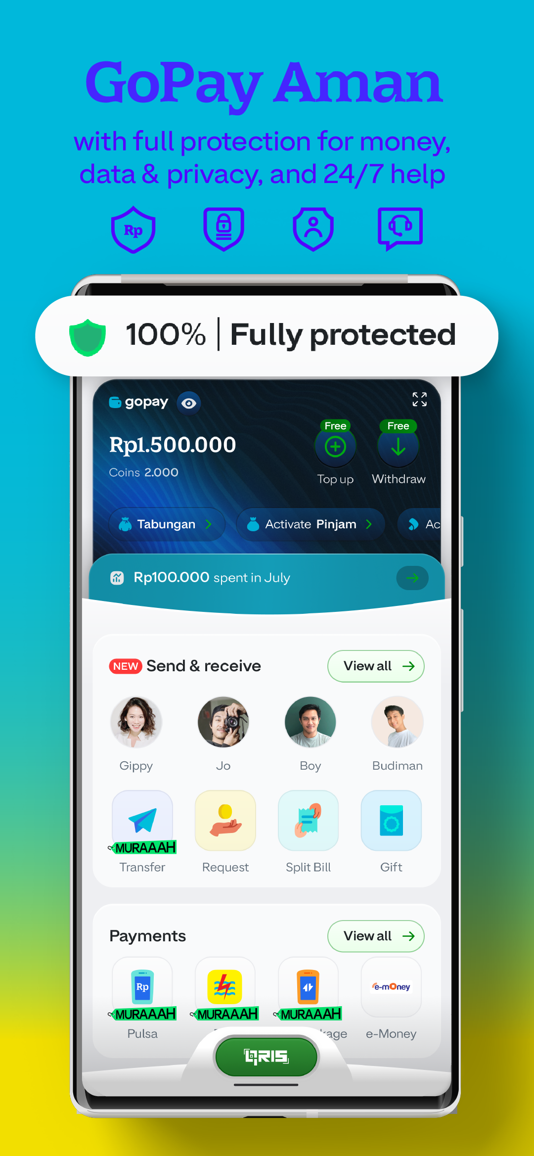 GoPay: Transfer, Payment, QRIS 1.57.0 APK Download by PT. GoTo Gojek ...