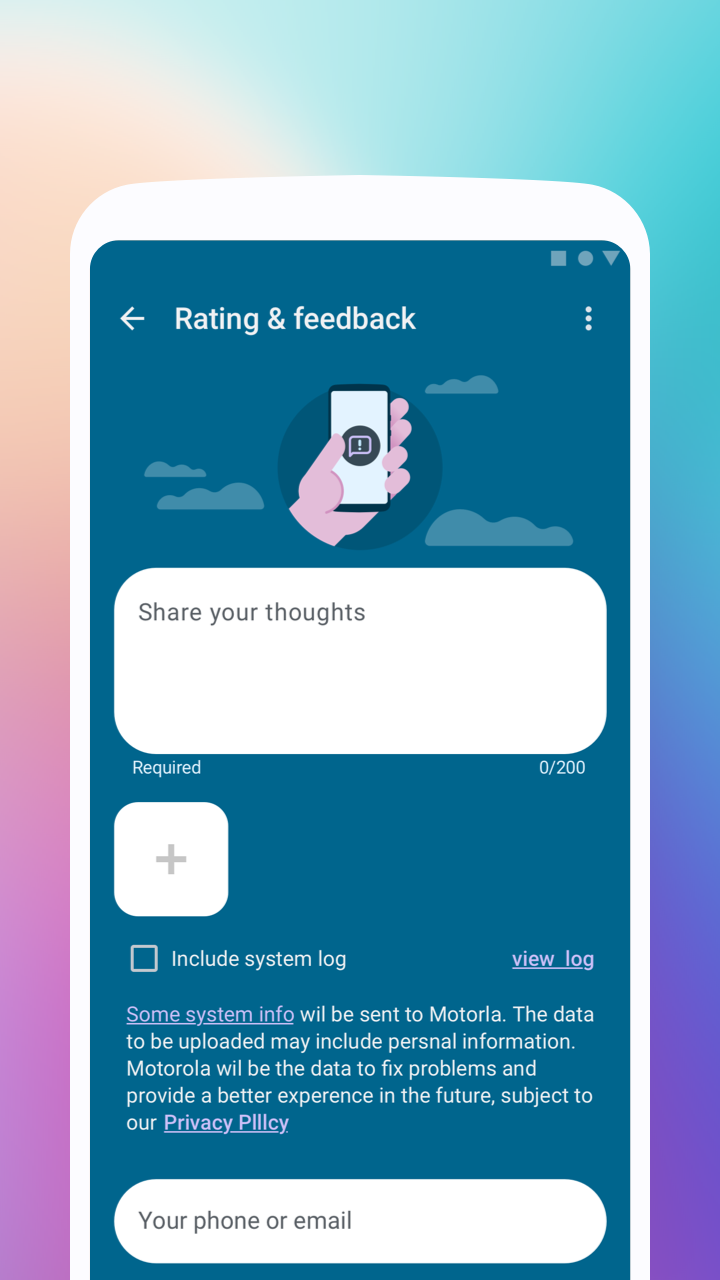 Moto Feedback 6.00.0194 APK Download by Motorola Mobility LLC. - APKMirror