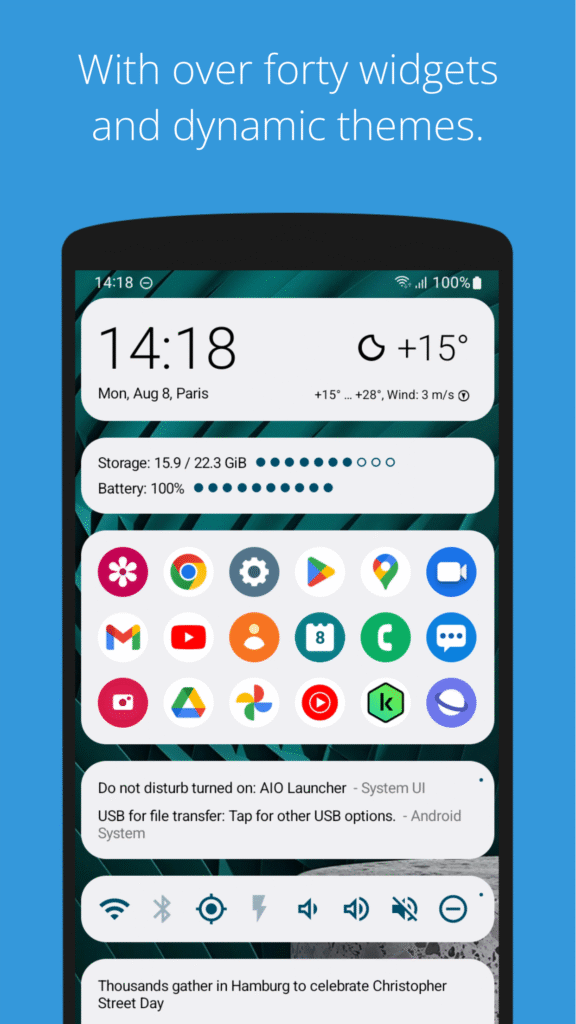 Download AIO Launcher APKs for Android - APKMirror