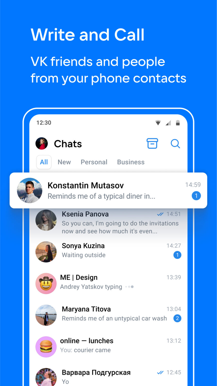 VK Messenger: Chats and calls 1.84 APK Download by VK LLC - APKMirror
