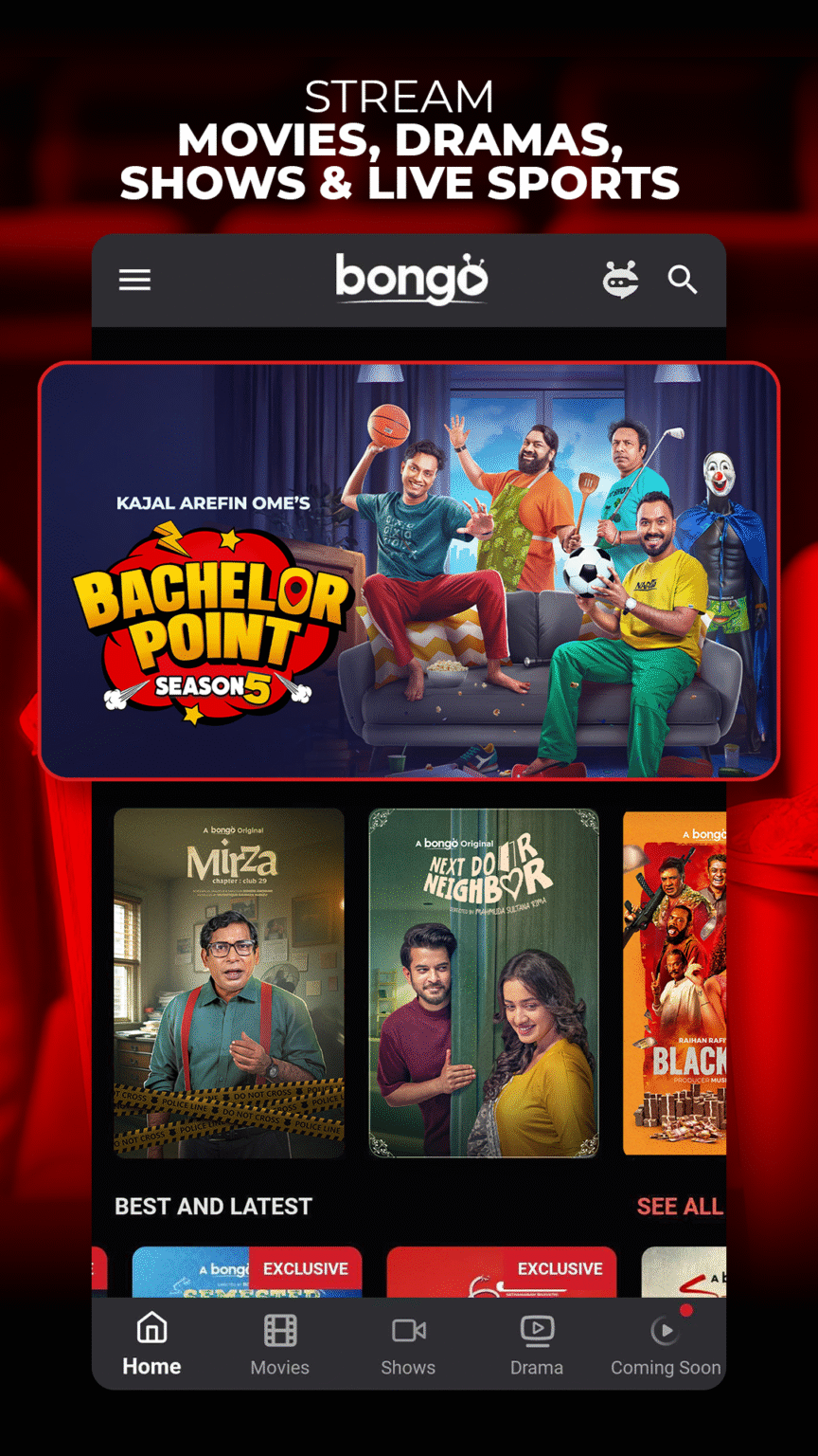 Bongo: Movies, Series & Shows 6.7.3 (120-640dpi) APK Download by Bongo Solutions - APKMirror