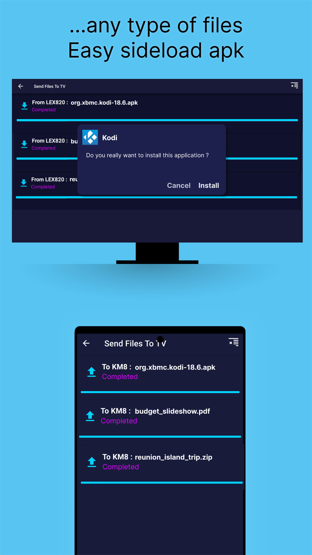 Send files to TV 1.4 beta (noarch) (120-640dpi) (Android 6.0+) APK ...