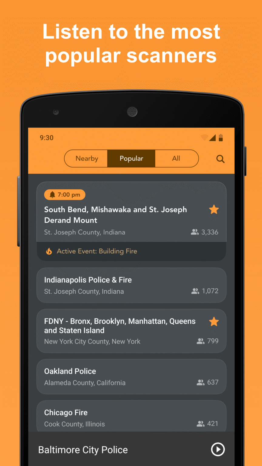 Scanner Radio - Police Scanner 8.15 (arm64-v8a) (nodpi) (Android 10 ...