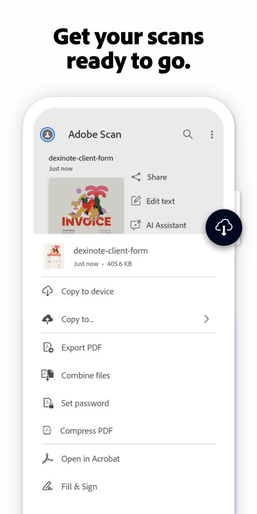 Download Adobe Scan AI PDF Scanner, OCR APKs for Android - APKMirror