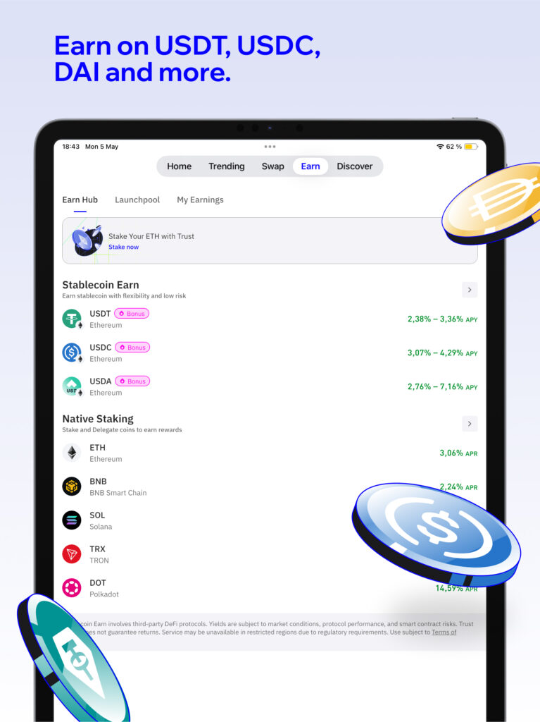Trust: Crypto & Bitcoin Wallet 8.45 APK Download by DApps Platform, Inc ...