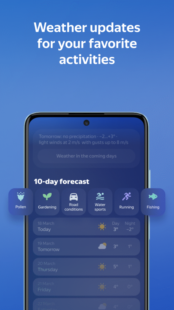 Yandex Weather & Rain Radar 25.6.20 APK Download by Direct Cursus ...