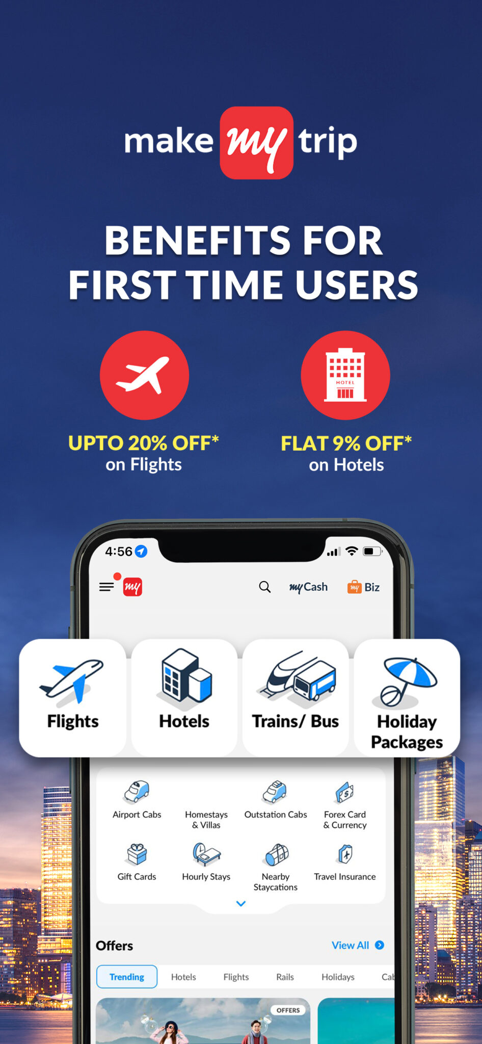 MakeMyTrip - Flights & Hotels 11.1.0 APK Download by MakeMyTrip—Hotel ...