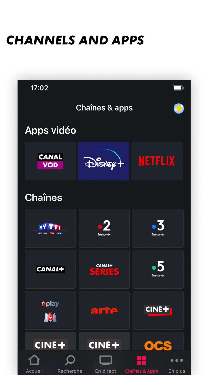 CANAL+, Live and catch-up TV 5.44.0 (arm64-v8a + arm-v7a) (120-640dpi) (Android 6.0+) APK ...