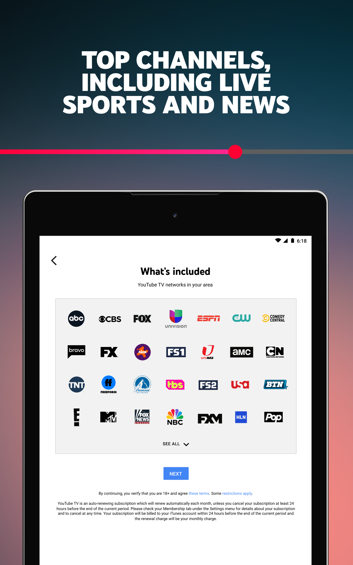 YouTube TV: Live TV & more 9.28.0 (arm64-v8a + arm-v7a) (nodpi ...