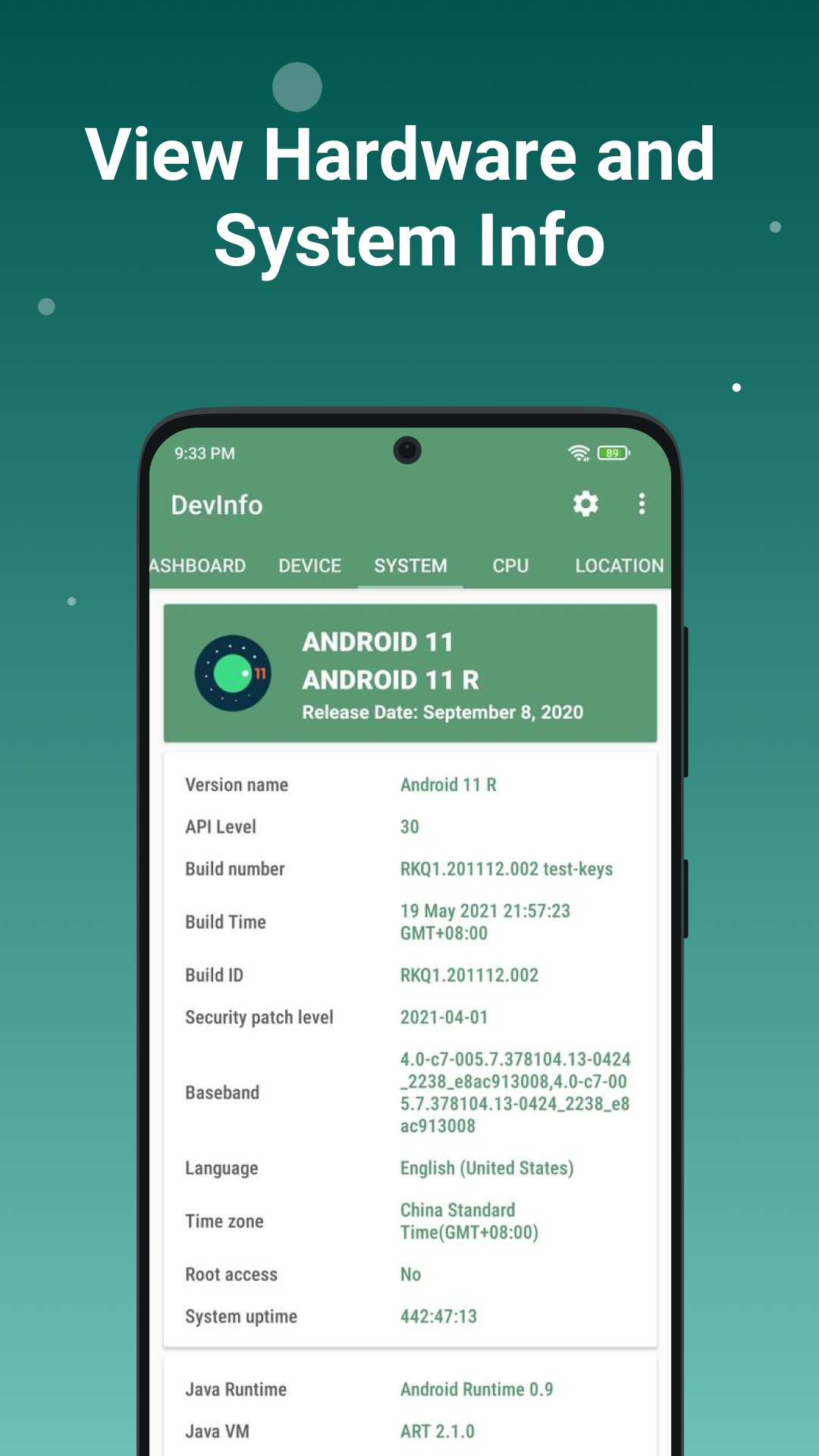 Device Info: View phone info v2.9.8 (nodpi) (Android 5.0+) APK Download ...
