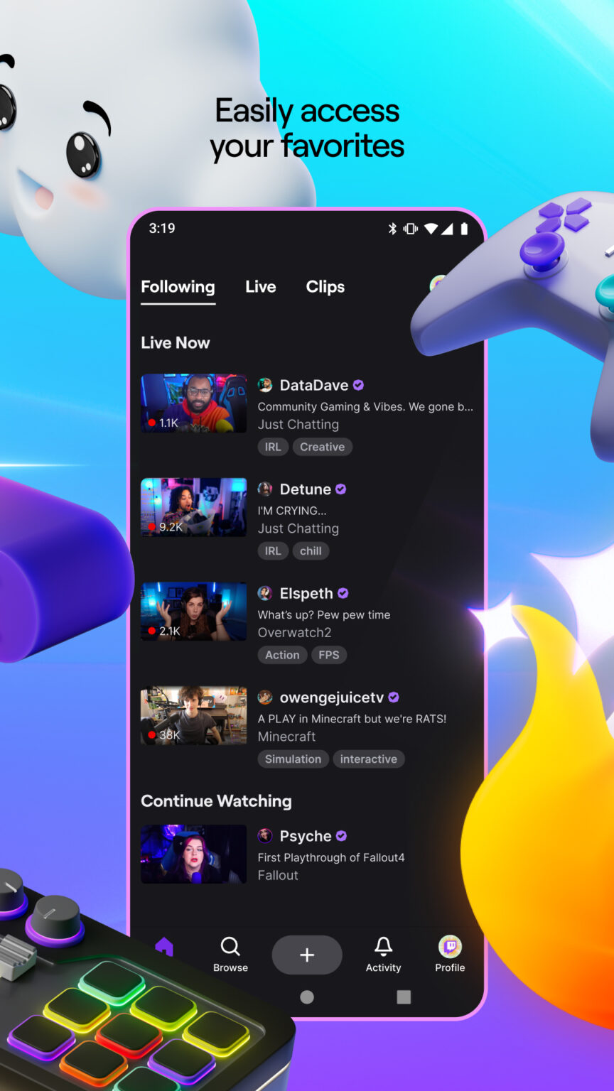 Twitch: Live Streaming 22.6.0 (120-640dpi) (Android 5.0+) APK Download ...