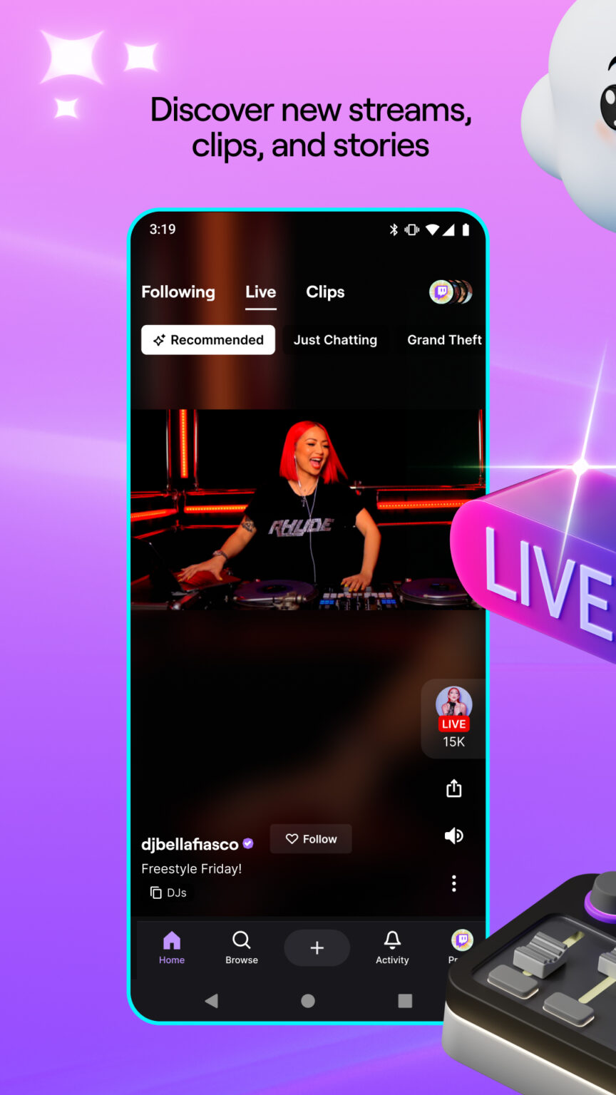 Twitch: Live Streaming 22.6.0 (120-640dpi) (Android 5.0+) APK Download by Twitch Interactive ...