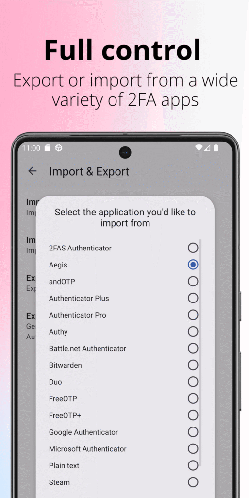Download Aegis Authenticator - 2FA App APKs for Android - APKMirror