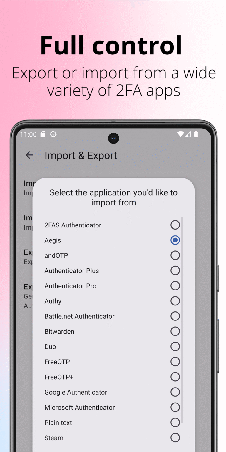 Aegis Authenticator - Two Factor (2FA) app (f-droid version) 3.4.1 (Android 6.0+) APK Download ...