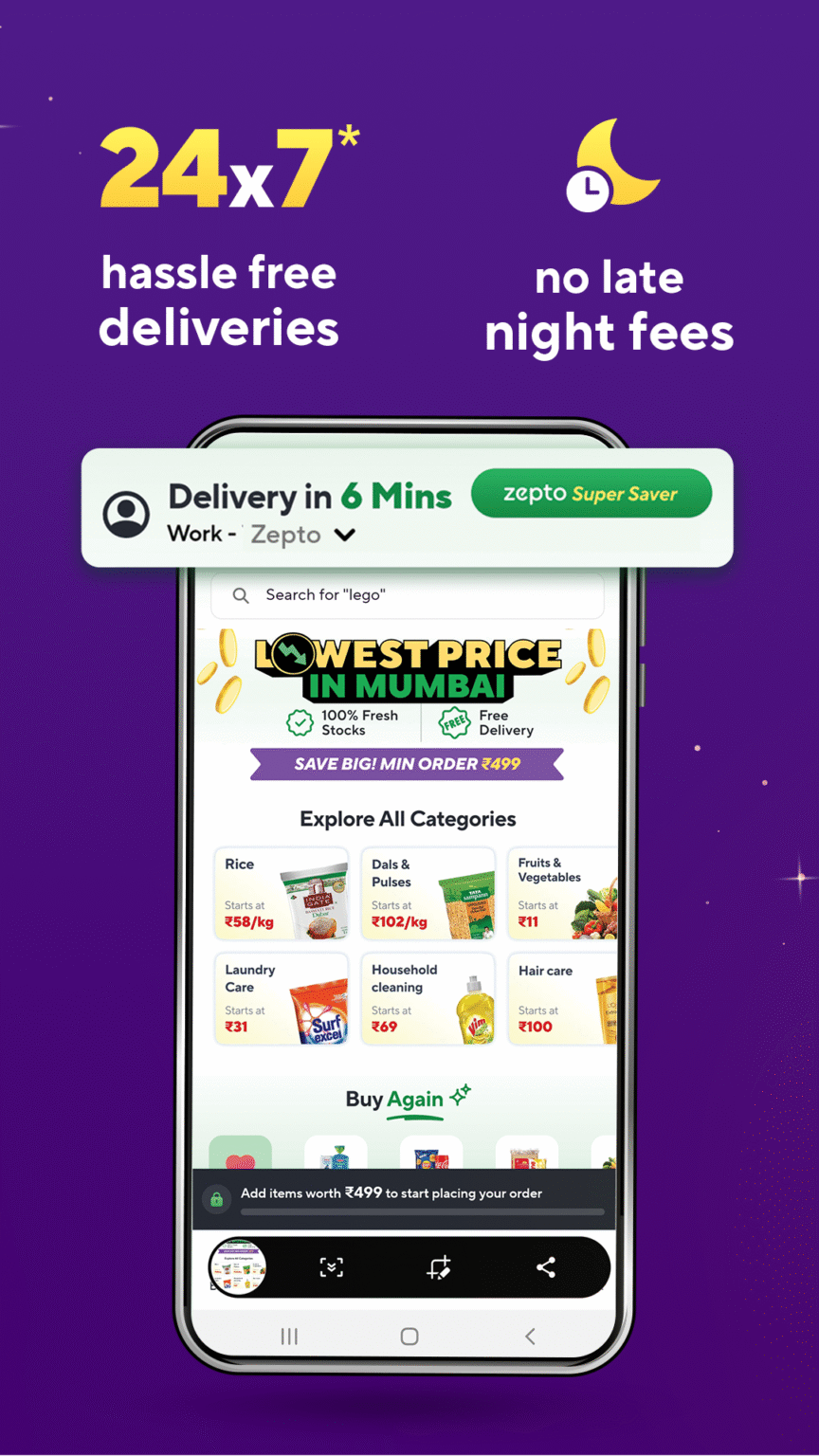Zepto:10-Min Grocery Delivery* 24.6.1 (nodpi) (Android 5.0+) APK ...