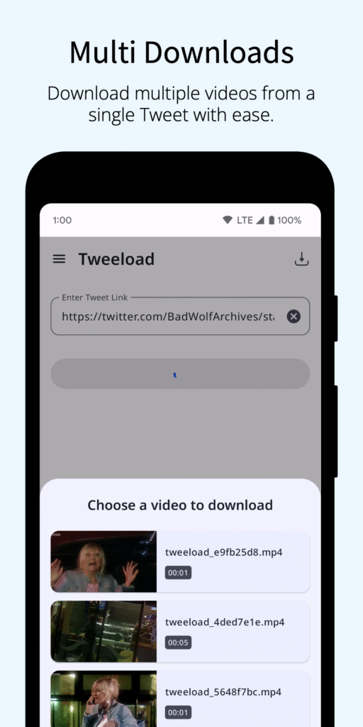 Video Downloader for Twitter X 2.24 (nodpi) (Android 7.0+) APK Download ...