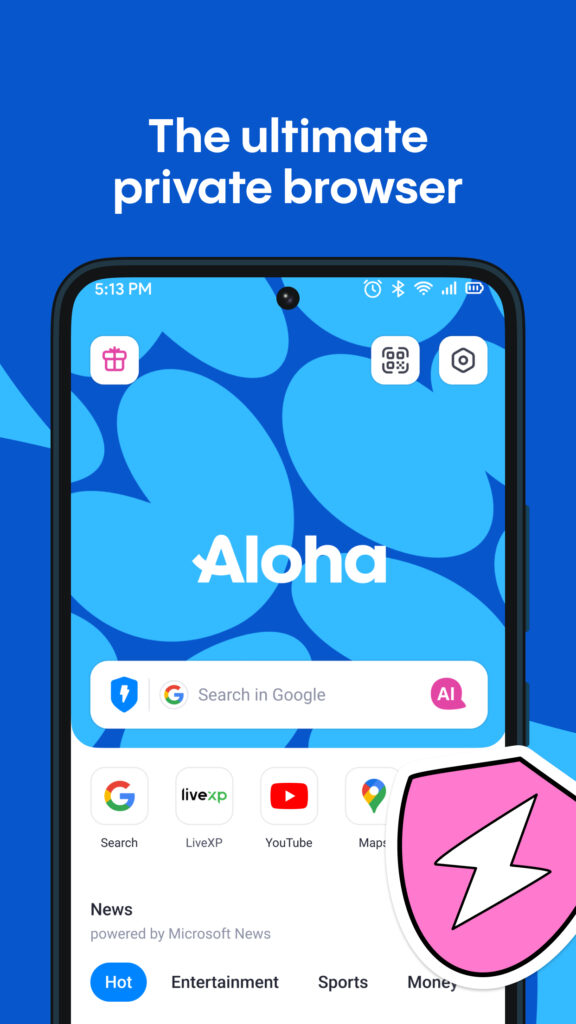 Aloha Private Browser - VPN 5.4.3 (arm64-v8a + arm-v7a) (nodpi ...