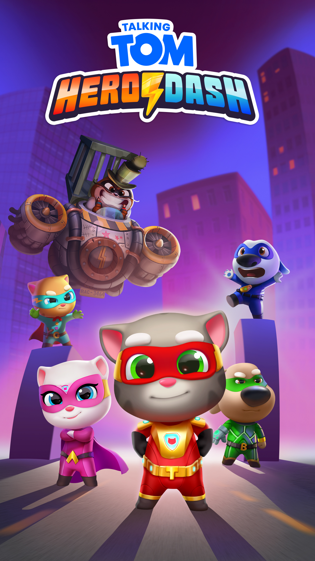 Talking Tom Hero Dash 25.1.6.8456 APK Download by Outfit7 Limited ...